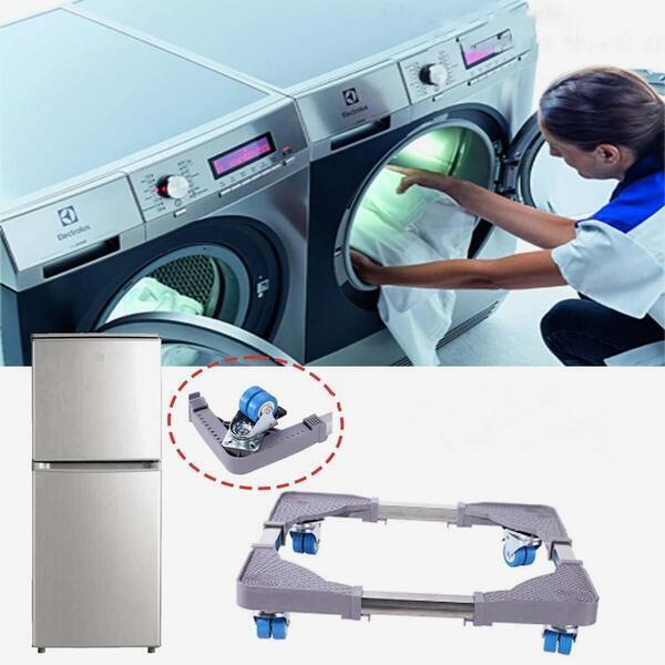 Heavy Duty Multifunction Movable Washing Machine Base Fridge Stand ...