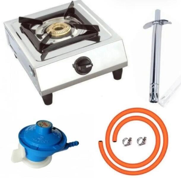 Single Gas Stove Set With Regulator And Pipe | Compare and buy in Best ...