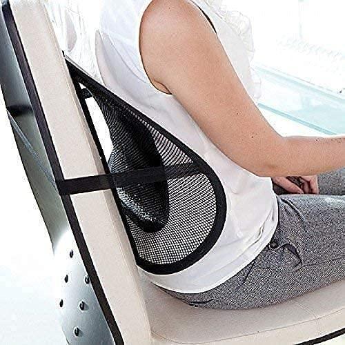 Universal Ventilated Back Rest with Lumbar Support - Relieve Pain ...