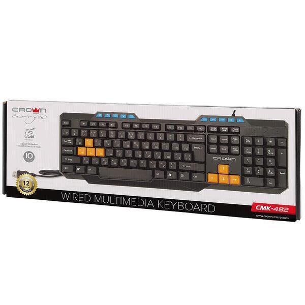 Crown Micro Wired Multimedia Keyboard | Compare and buy in Best Price ...
