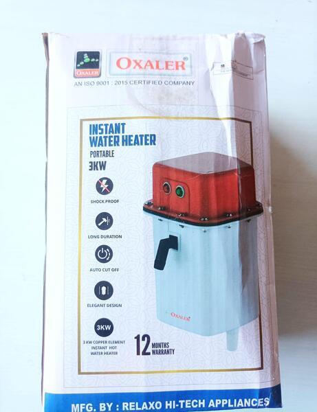 Oxaler 1 Ltr Instant Water Heater Geyser | Compare and buy in Best ...