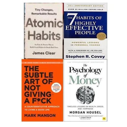 Atomic Habits + 7 Habits + Subtle Art + The Psychology of Money ...