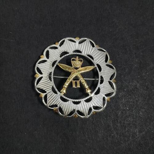 GNSS Silver Khukuri Brooch for Men - SastoKhoj