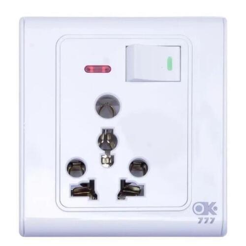 Powersocket Multi 16A With Back Box And Indicator 3×3 Power Socket ...