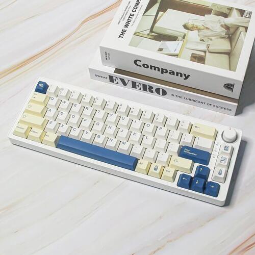 Soy Milk Mechanical Keyboard Keycaps - Cherry Profile - PBT Double Shot ...