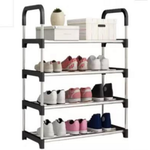Stainless Steel Foldable Shoe Rack 4 Layers | Compare and buy in Best ...