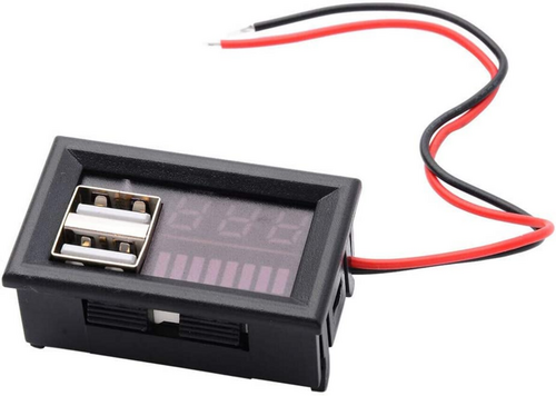 12V/24V Voltage Meter with Dual USB Ports | Compare and buy in Best ...