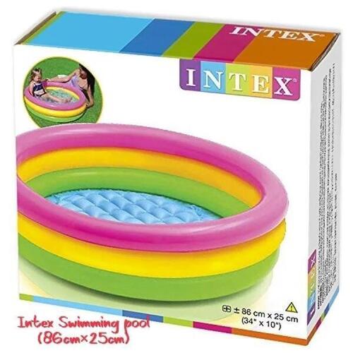 INTEX Sunset Glow Baby Bathtub 86*25 cm Inflatable Swimming Pool ...