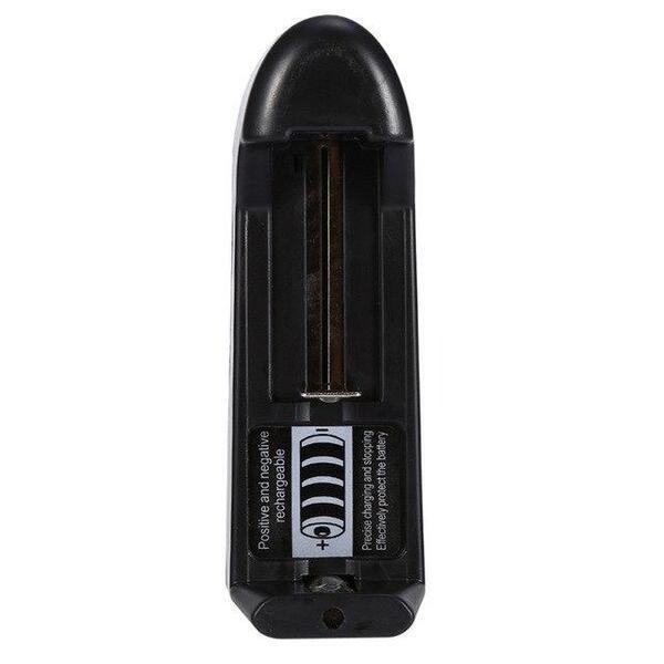 Portable Single Slot Charger 18650/26650/14500 Li-Ion Battery Charger ...