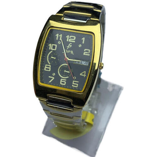New Attractive Design 1,2,3,4 Numbering Square Black Dial Stainless ...