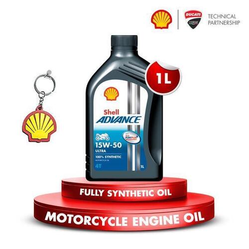 Shell Advance Ultra,15W 50 _ Fully Synthetic Motorcycle Engine Oil - 1 ...