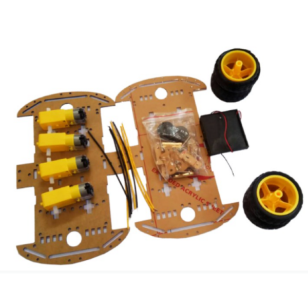 4 Wheel Smart Car Set chassis | Compare and buy in Best Price in Nepal ...