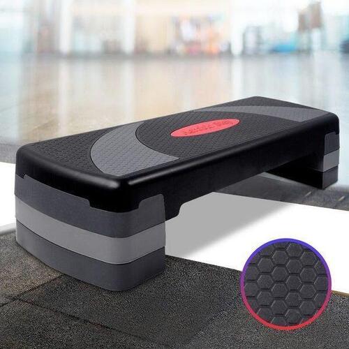 Adjustable Aerobic Stepper Platform with 3 Risers Aerobic Platform Gym ...