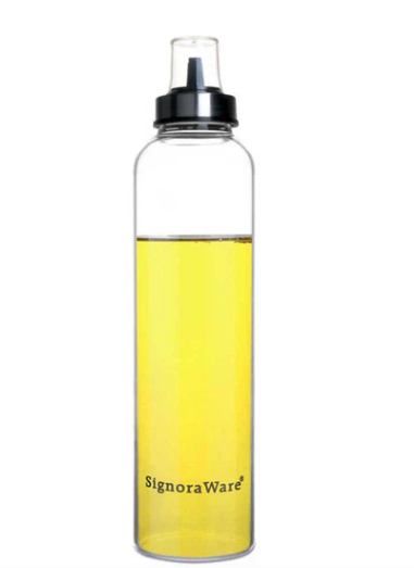 Signoraware Even Flow Glass Oil Dispenser 500 ml.(Borosilicate Glass ...