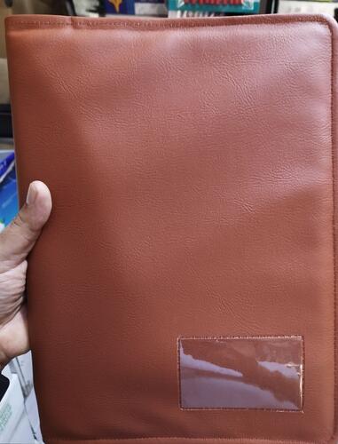 20 Pocket A4 Size Certificate File With Leather Folder With Zipper ...