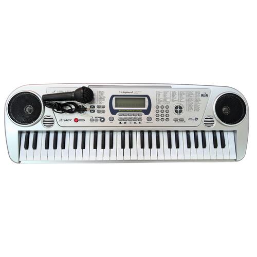 54 Keys Music Workstation Electronic Keyboard / Piano with Microphone ...