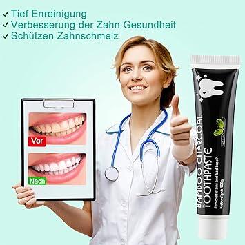 Activated carbon Toothpaste, - Natural Ttooth Whitening Bamboo Charcoal ...