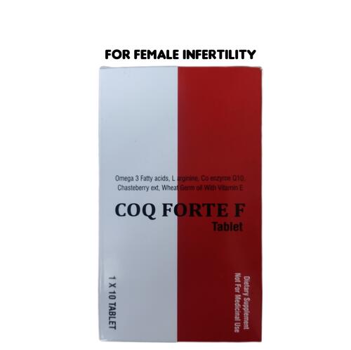 CoQ Forte F Co Enzyme Omega Fatty Acid For Female Infertility 30 Tabs ...