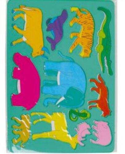 Drawing Template Plastic animal stencil ruler for kids | Compare and ...