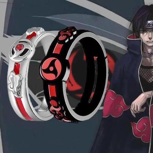 【VisioN Super Shop】Anime Ring Akatsuki Itachi Sharingan Adjustable ...