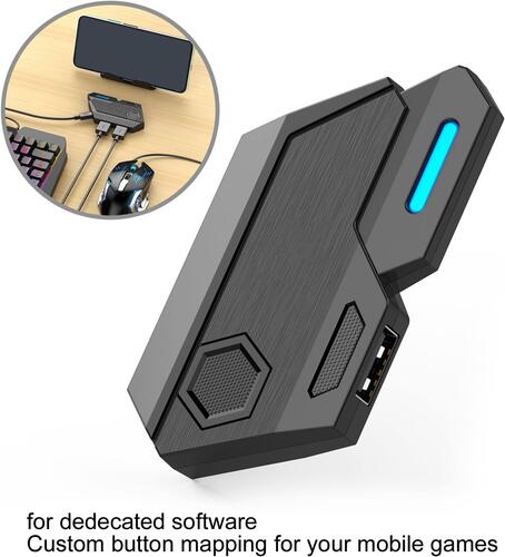 Mobile Controller Gaming Keyboard Mouse Converter Gamwing Mix SE Converter Faster Reaction For ...
