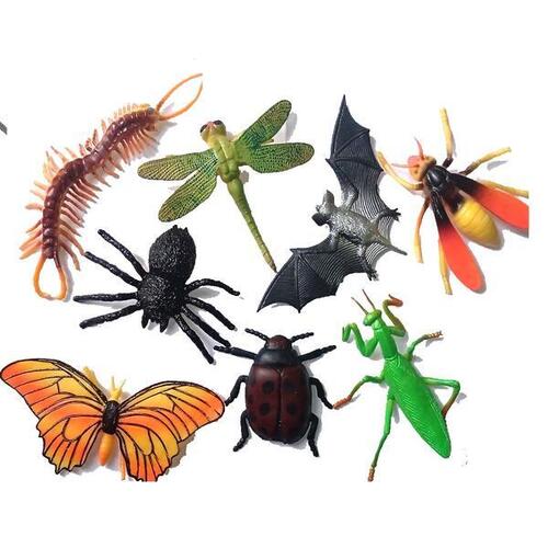 Plastic Insects Bugs Lifelike Assorted Figures Realistic Insect Toys ...