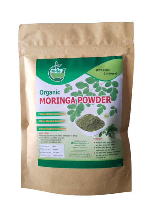 Pure Moringa Leaf Powder 100gm Tea - SastoKhoj