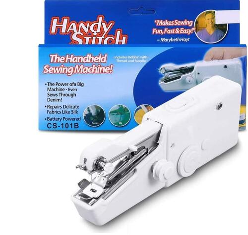Mini Portable Sewing Machine - Cordless Handheld Stitch Tool | Compare ...