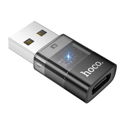 Hoco UA36C USB Male to Type-C Female OTG Transparent Adaptir | Compare ...